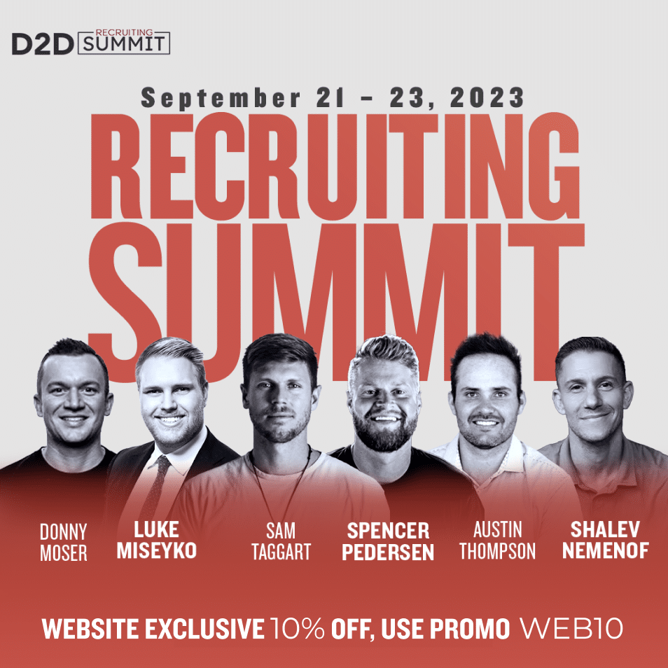 Door to Door Sales, Leadership & Recruiting Training | The D2D Experts